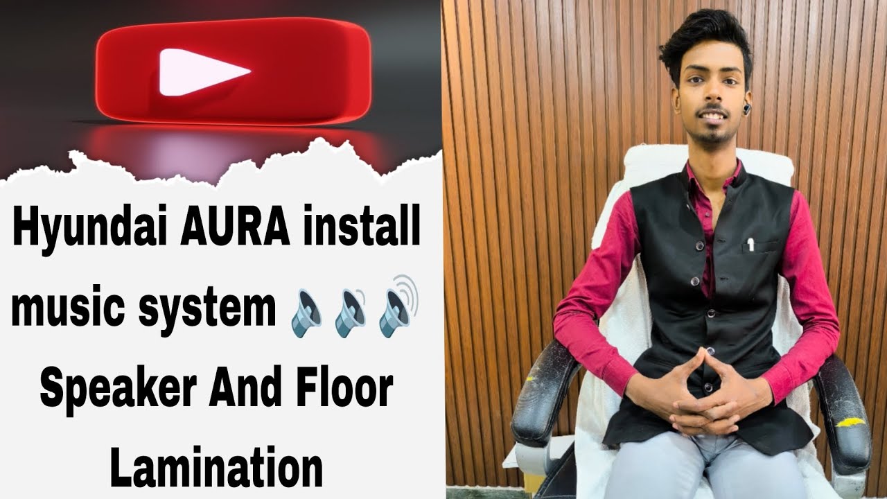 Hyundai AURA install music system🔊Speaker And Floor Lamination ...