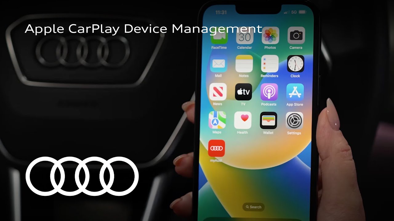 Audi Tech Tutorial: Apple CarPlay Device Management - YouTube