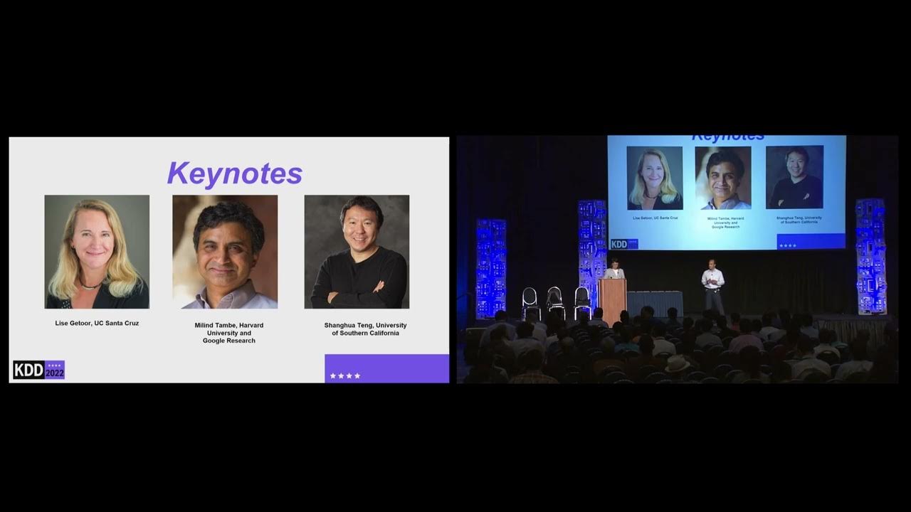 KDD 2022 GS Opening Session - YouTube