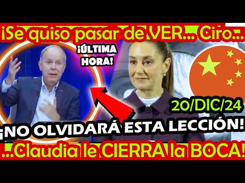EN CALIENTE ¡ CLAUDIA CALLA A CIRO POR BURLARSE DE ARANCELES CHINOS ! - YouTube
