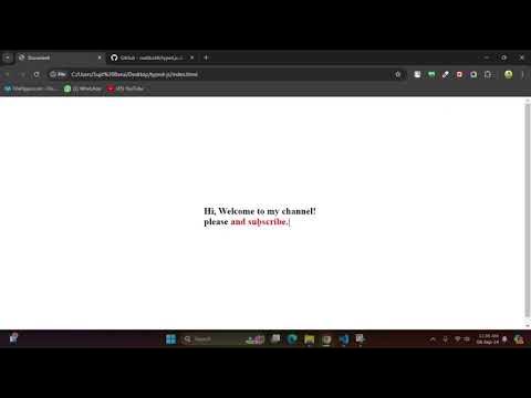 How to Make An Auto Typing Text Effect Using Html Css & Javascript - YouTube