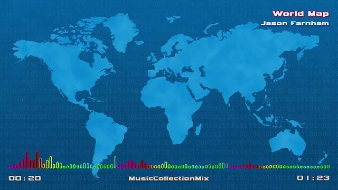 "World Map", Jason Farnham - Bright Background Rock Music Instrumental ...