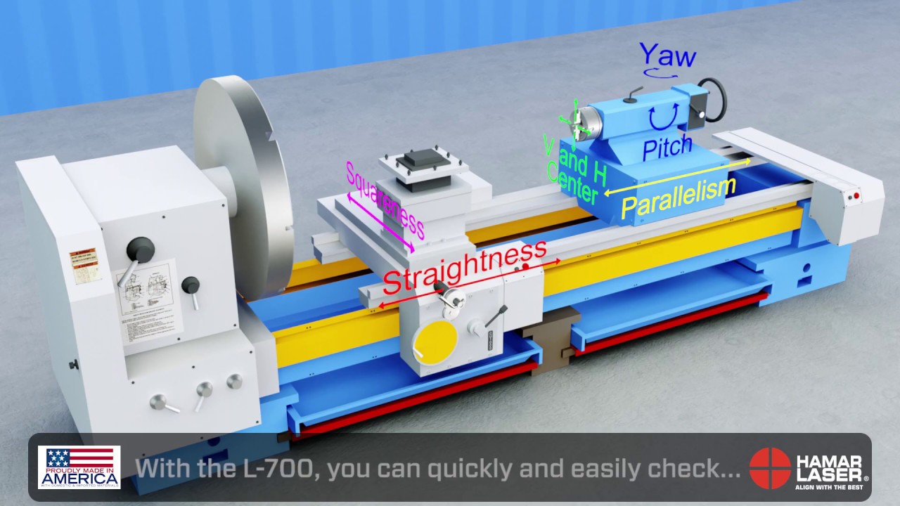 L-700 Lathe Alignment System - Part1 - YouTube