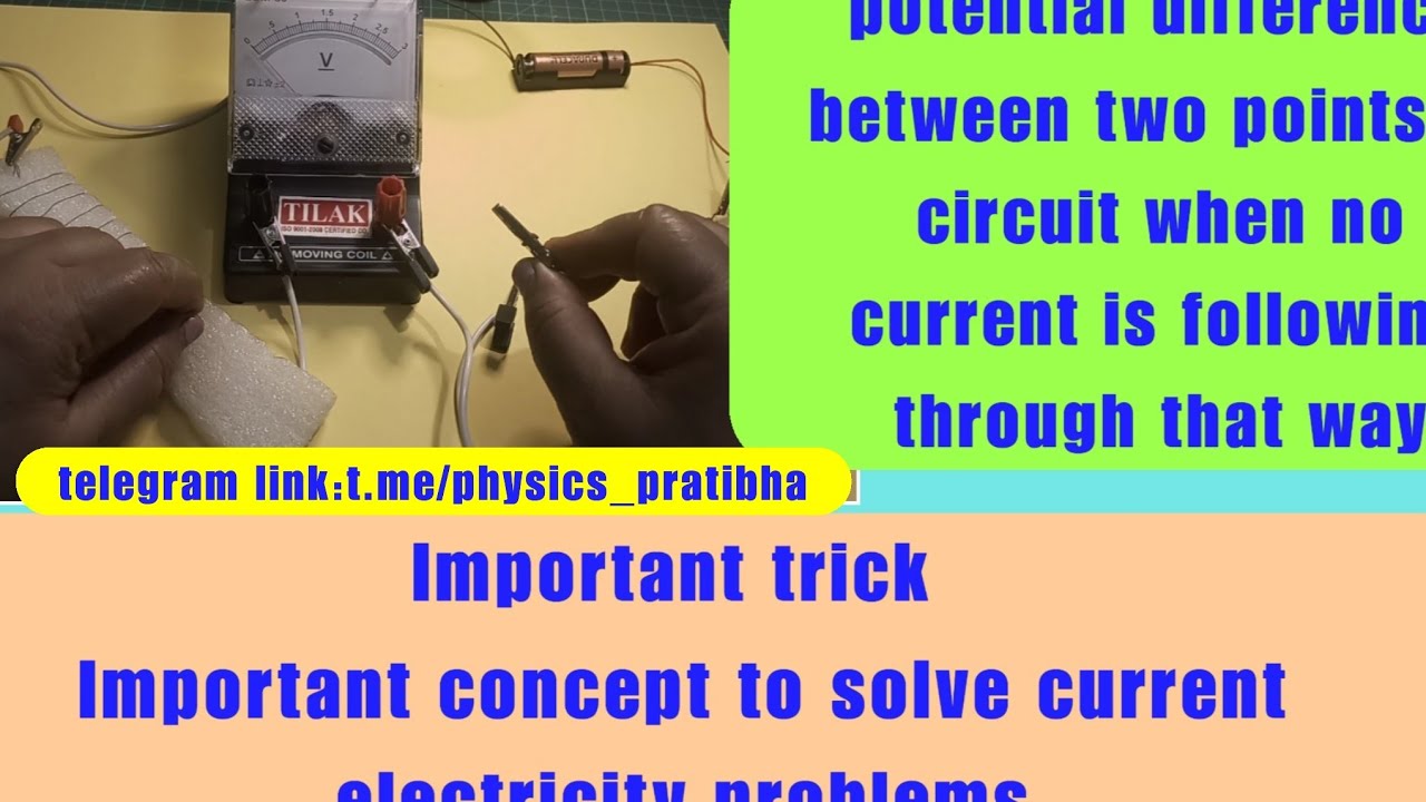 Class12: Important trick and concept to solve current electricity ...