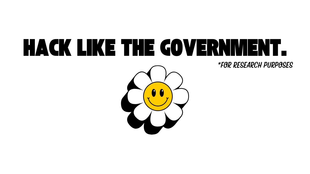 How to Hack Like The Government - YouTube