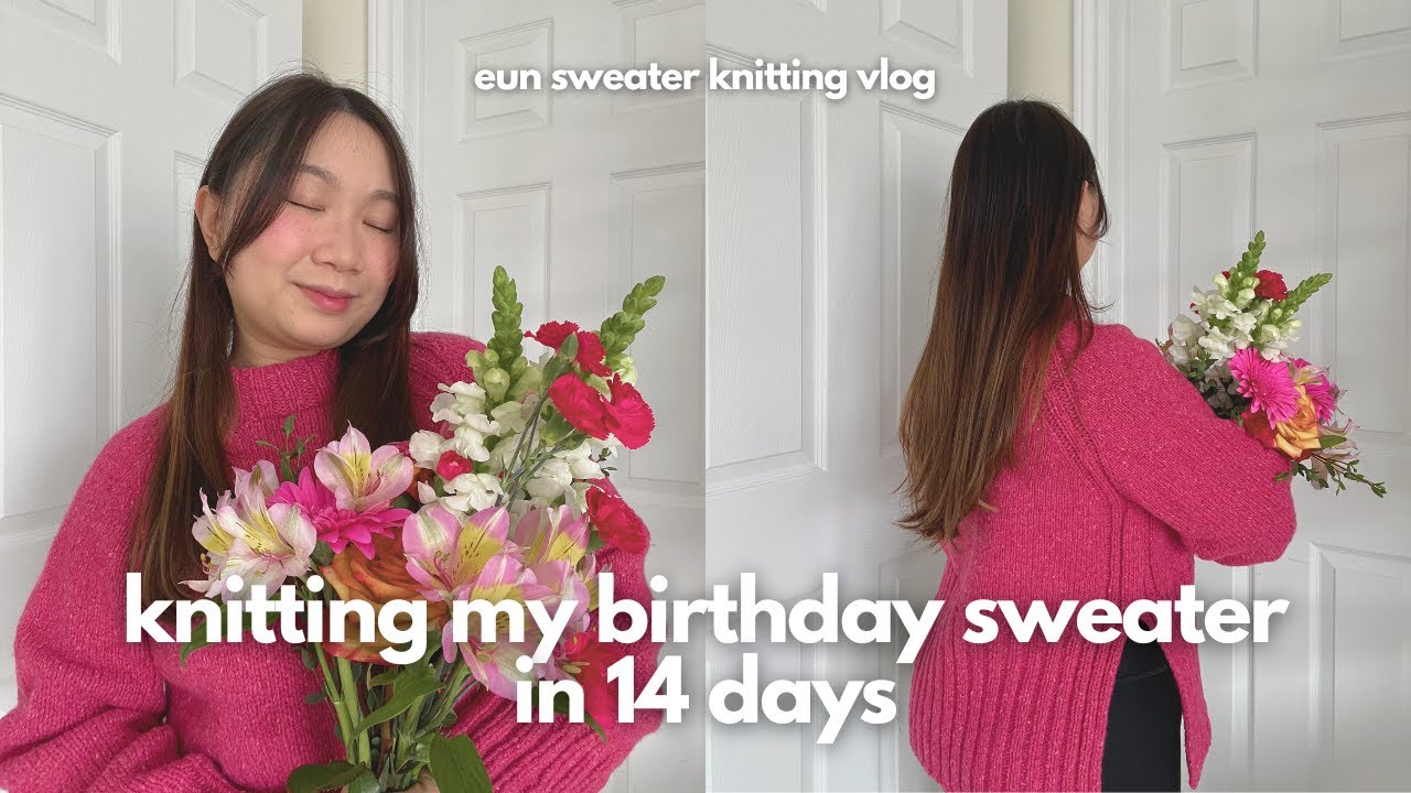 i tried knitting my birthday sweater in 14 days - here’s how it went 🎂🧶 ...
