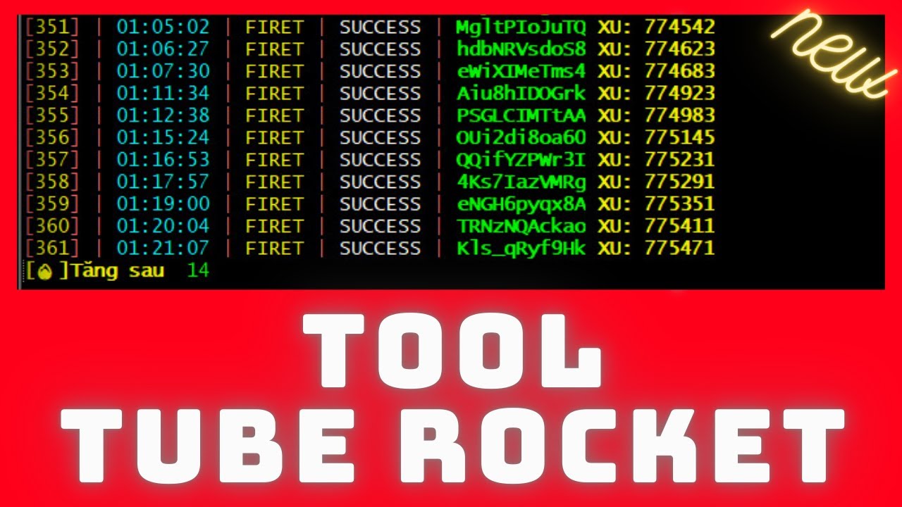 Tool TubeRocket | Cày xu app Tube Rocket tăng view, giờ xem Youtube cực ...