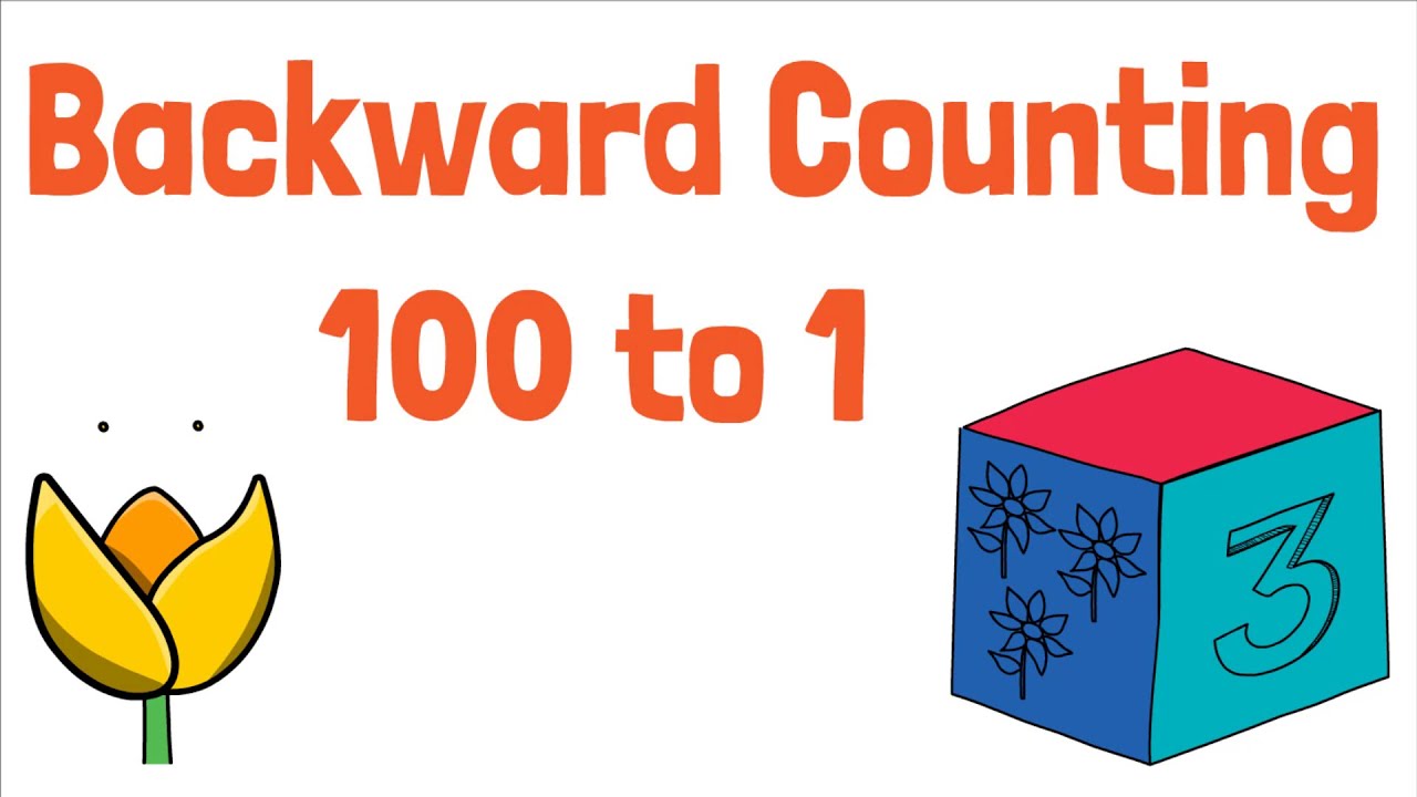 Backward Counting 1 to 100 || reverse counting || with animation - YouTube