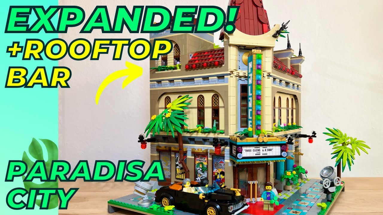 Lego Modular Palace Cinema expansion MOC! See what 6 extra studs of ...