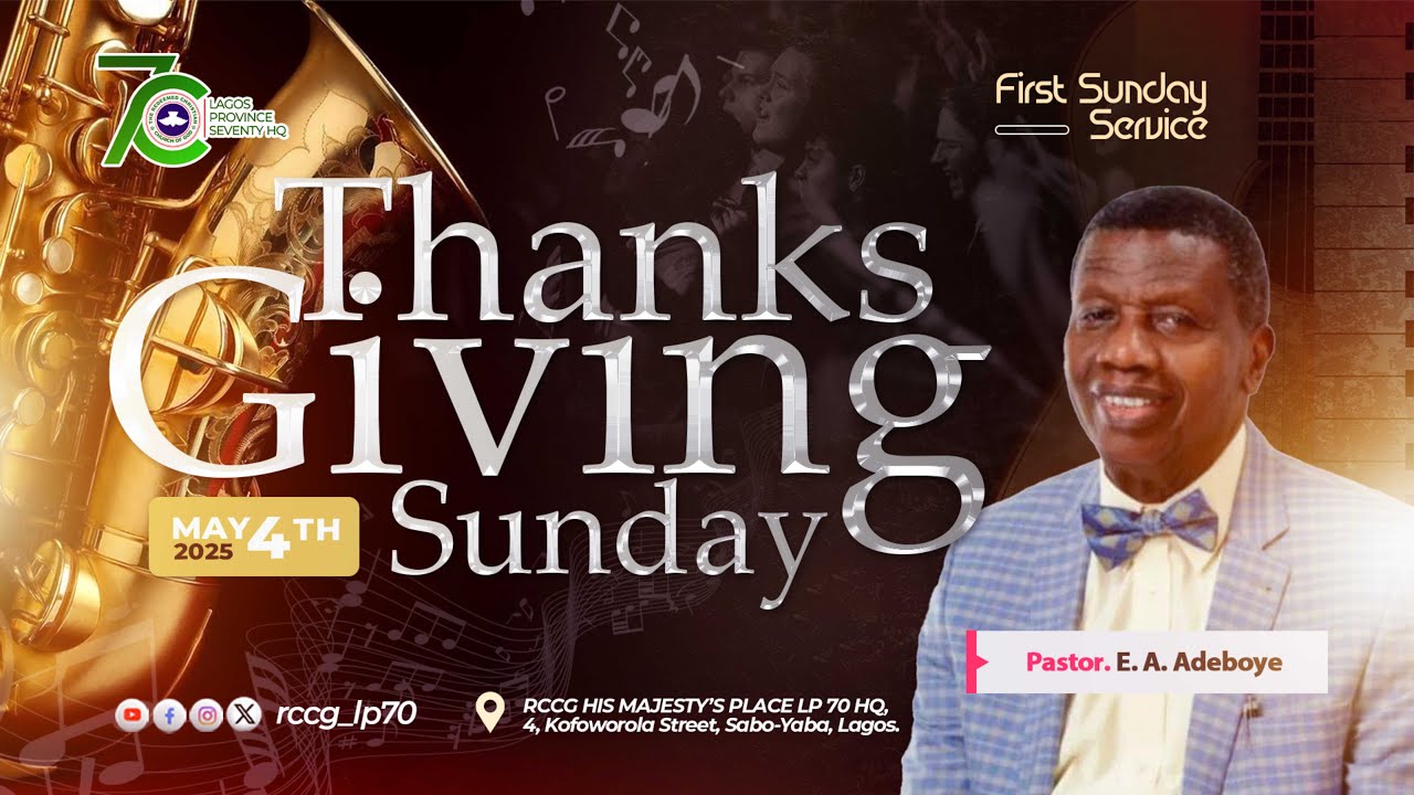 FIRST SERVICE || PST. ADEBAYO ADEYEMO | HMP LP70HQ || MAY4TH 2025 - YouTube