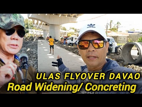 Ulas FlyOver Road Widening/ Concreting || Ready na ang mga Modular ...