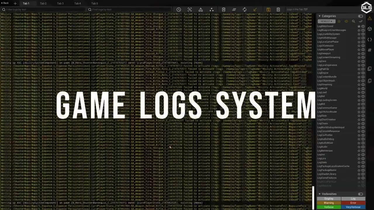 Game Logs System (GLS) - Best Unreal Engine 5 Plugin for Runtime Logging | Part 1 - YouTube