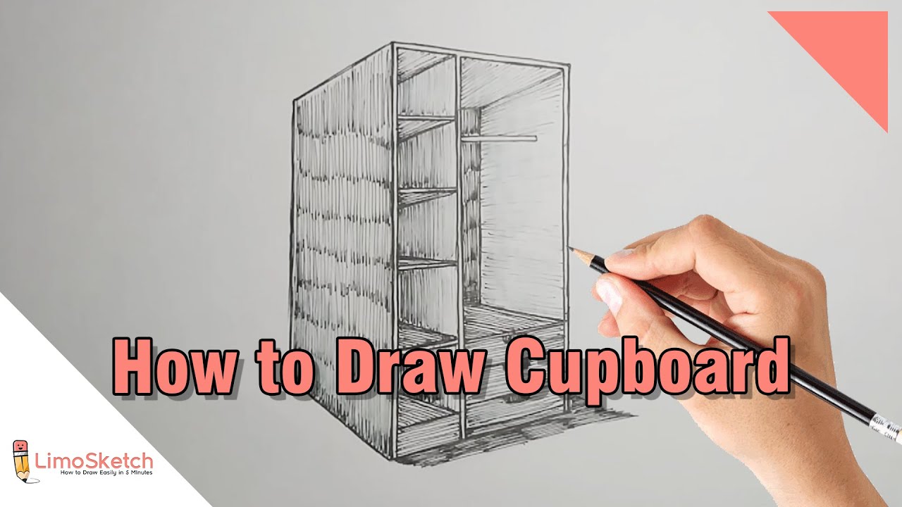 The Sketch Corner | How to Draw Cupboard - YouTube