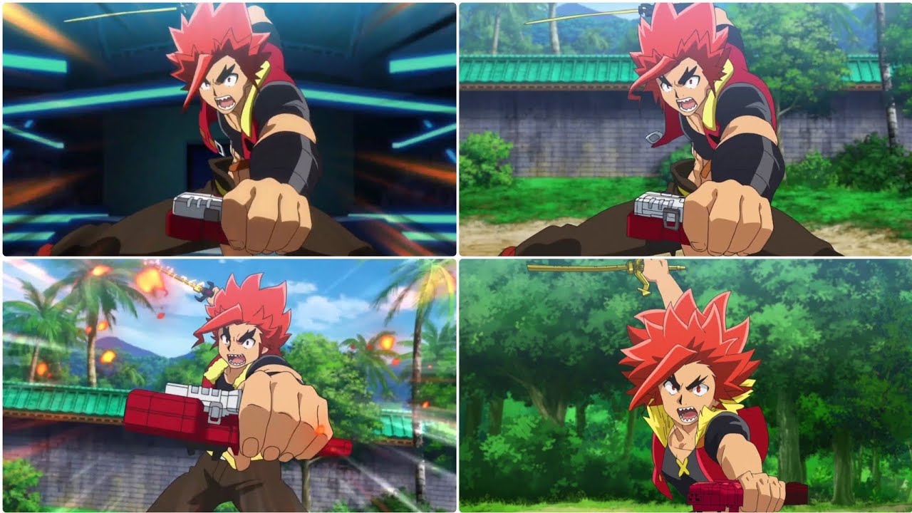 All Launch Forms Of Xander Shakadera in Beyblade Burst Season 1-2-3-7 ...