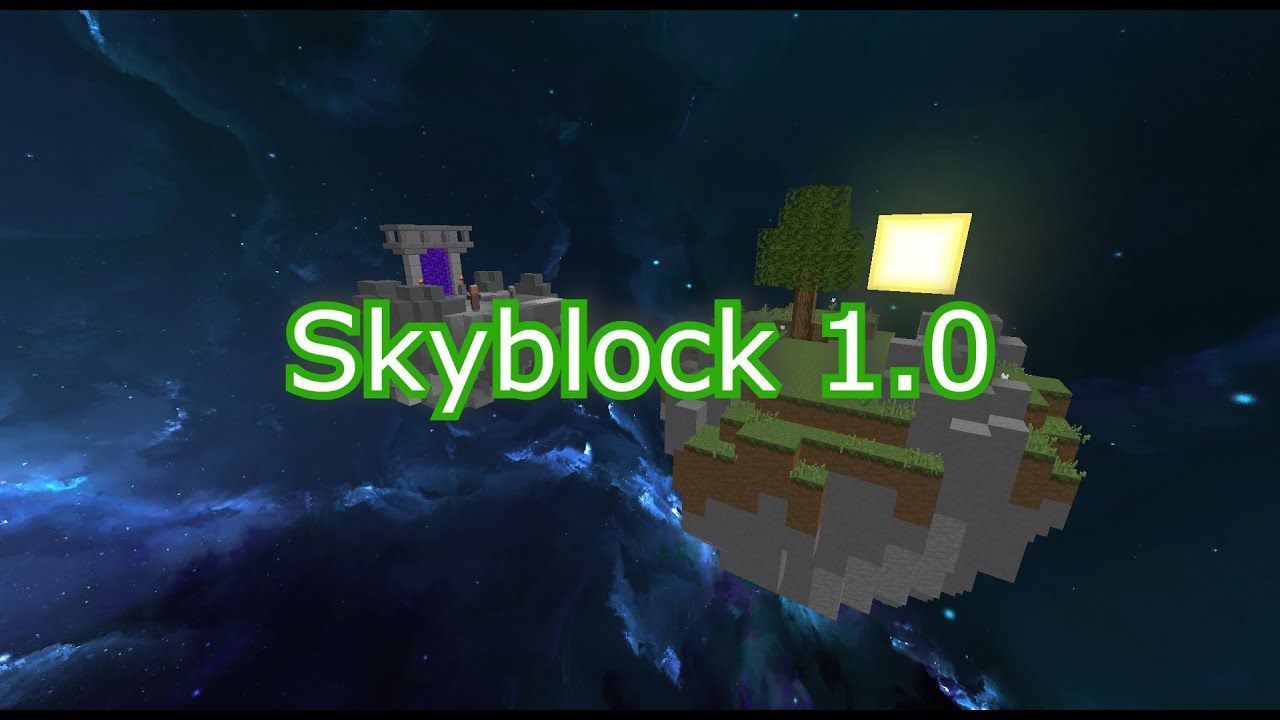 The Skyblock 1.0 update- (Hypixel Skyblock) - YouTube