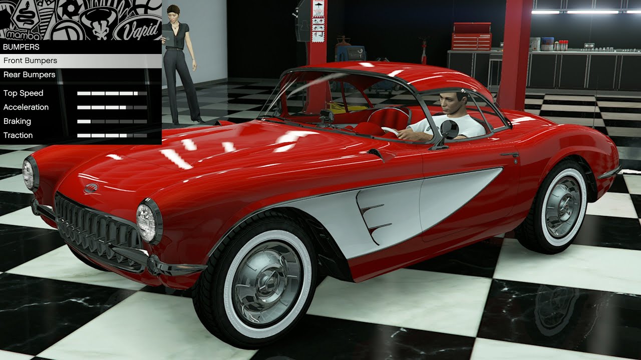 GTA 5 - DLC Vehicle Customization - Invetero Coquette D1 (Corvette C1 ...