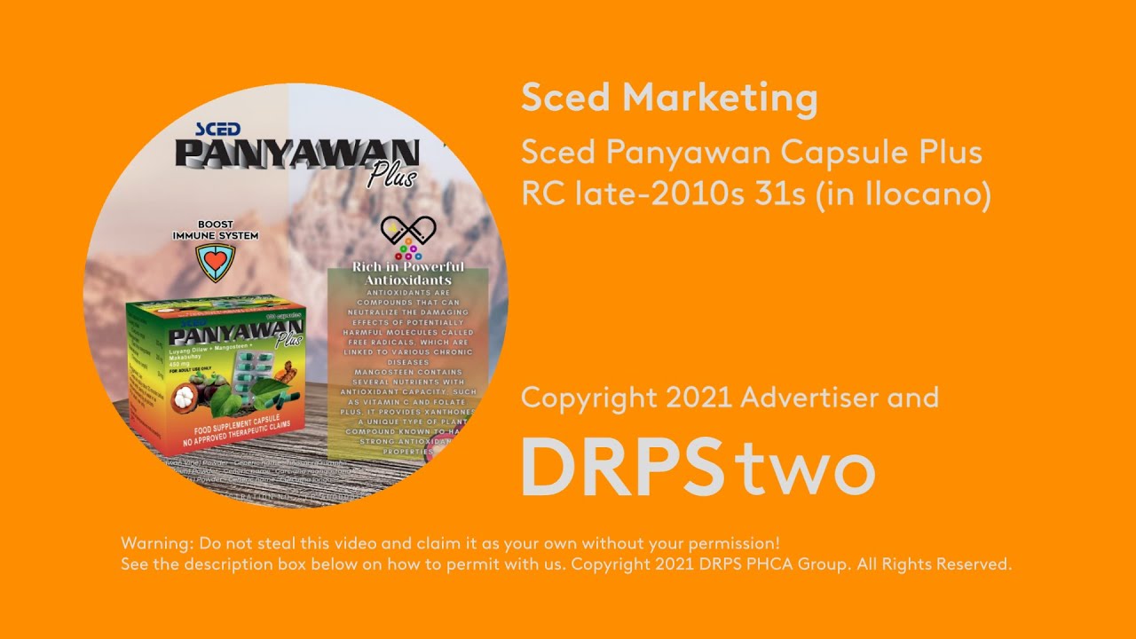 Sced Panyawan Capsule Plus Radio Commercial late-2010s 31s (in Ilocano ...