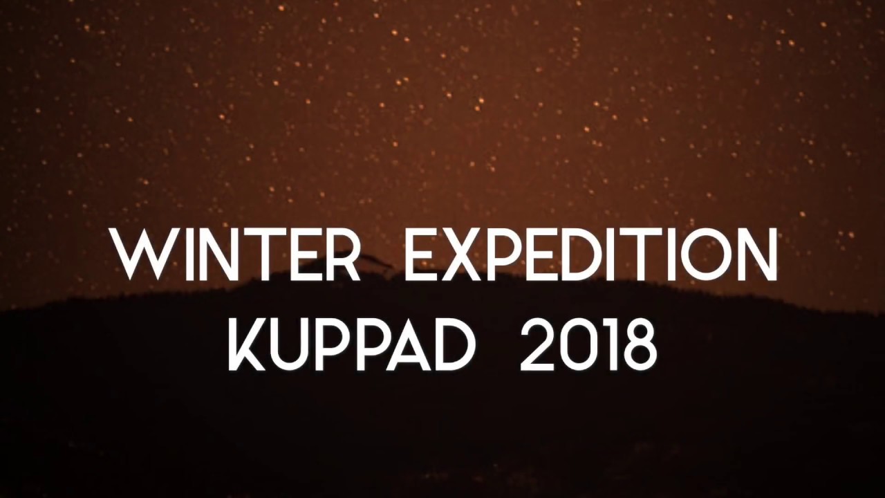 Winter Expedition Kuppad 2018 (WILD ROOT ADVENTURES) - YouTube