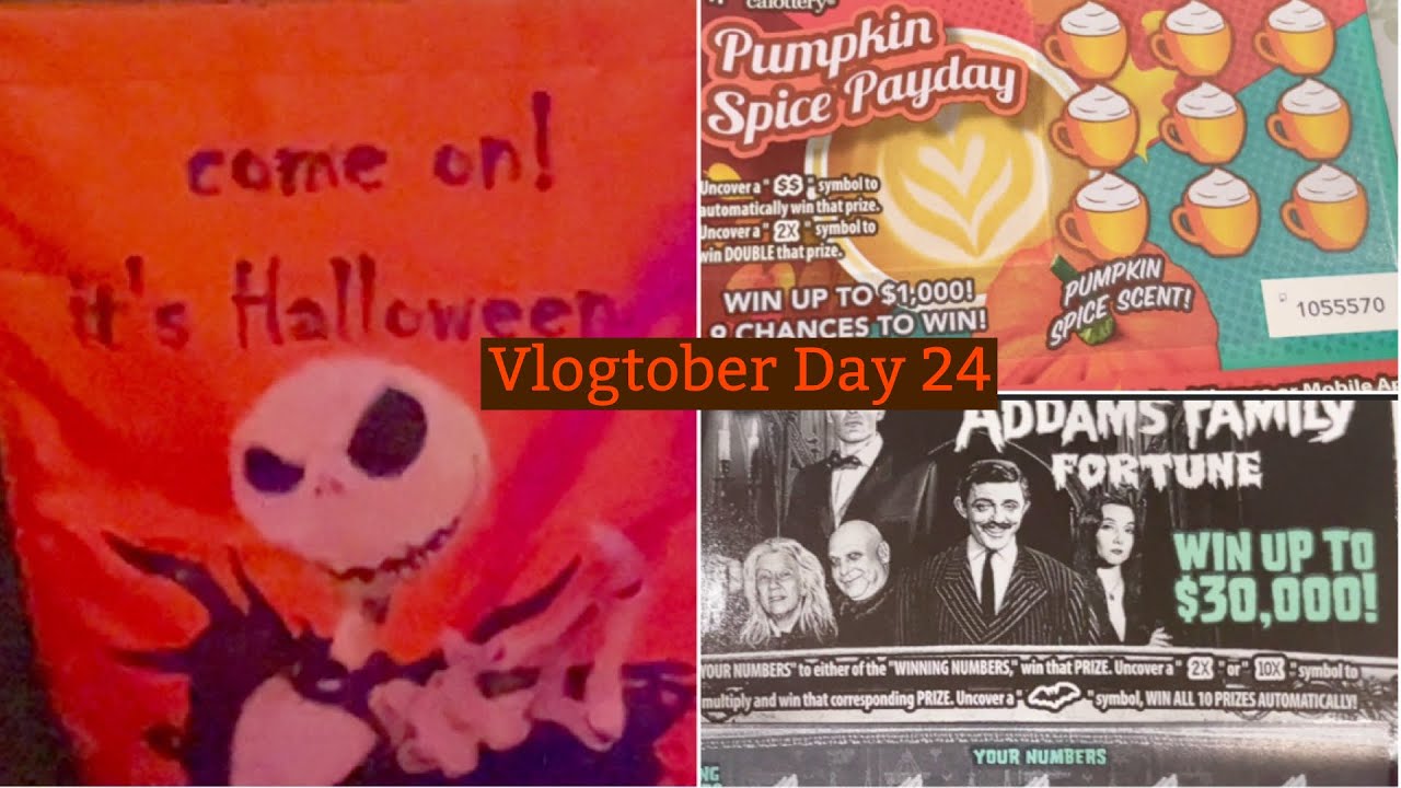 Fall Scratch Offs + INSANE Halloween Decor | Vlogtober Day 24 - YouTube