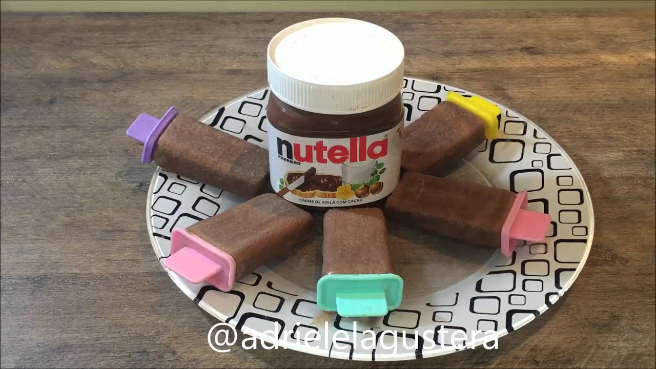 Receita de picolé de Nutella. - YouTube