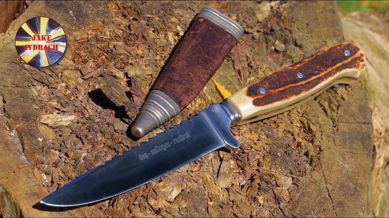 DES Solingen Integral Nicker David (nicht Daniel ) Everts Jagdmesser ...