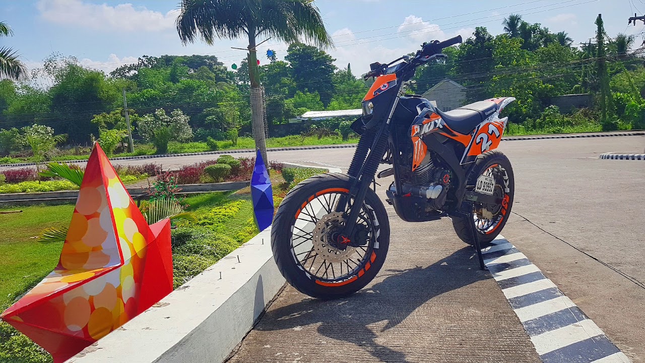 Klx150L upgrade to modified motard type.. - YouTube