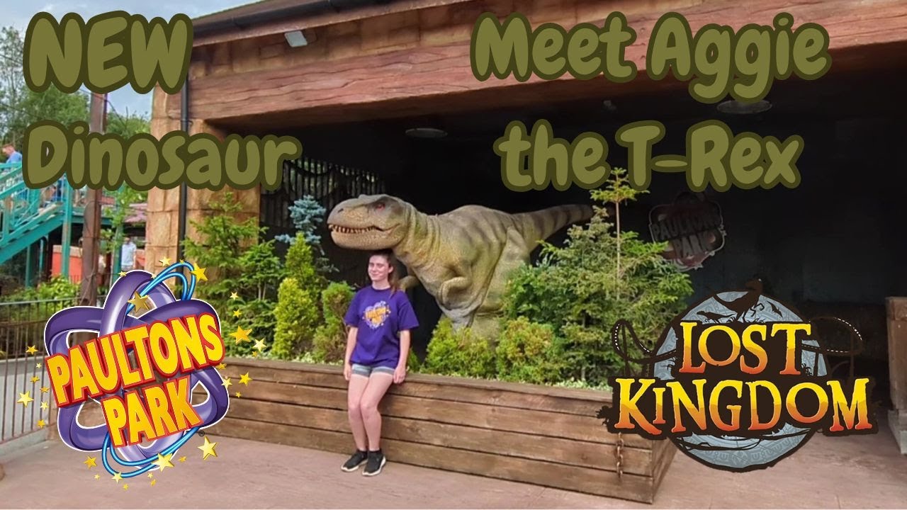 NEW! ALIVE! Dinosaur Encounter Meet Aggie the T-Rex August 2024 Lost ...