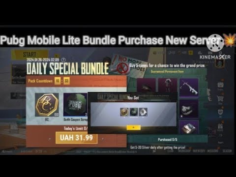 Pubg Mobile Lite Daily BUNDLE New server 🇮🇩🇮🇩 - YouTube