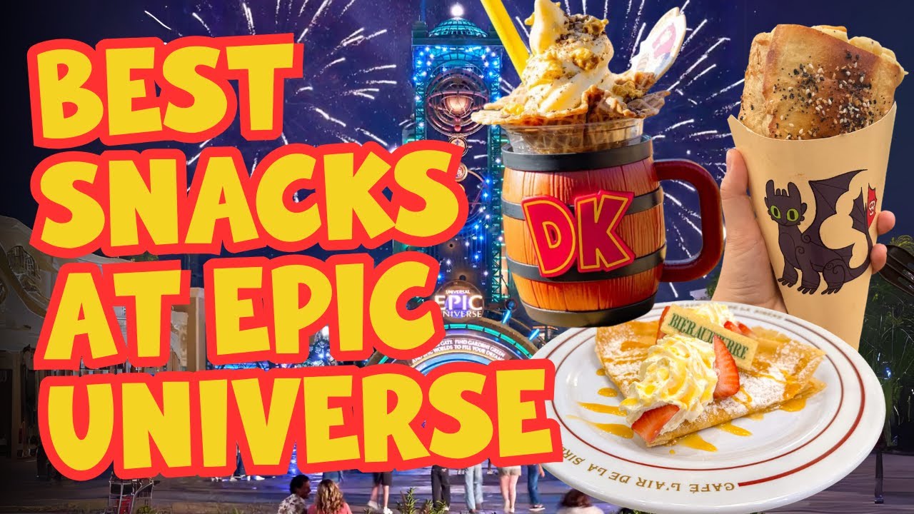 Best Snacks at Epic Universe & What We’re Trying Next - YouTube