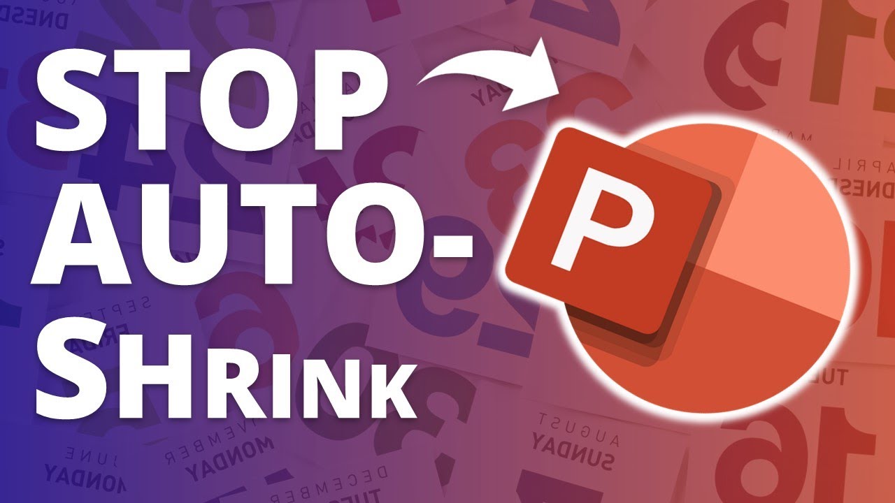 Stop Text From Shrinking In PowerPoint PPT TIPS YouTube Stop Text From Shrinking In PowerPoint PPT TIPS YouTube