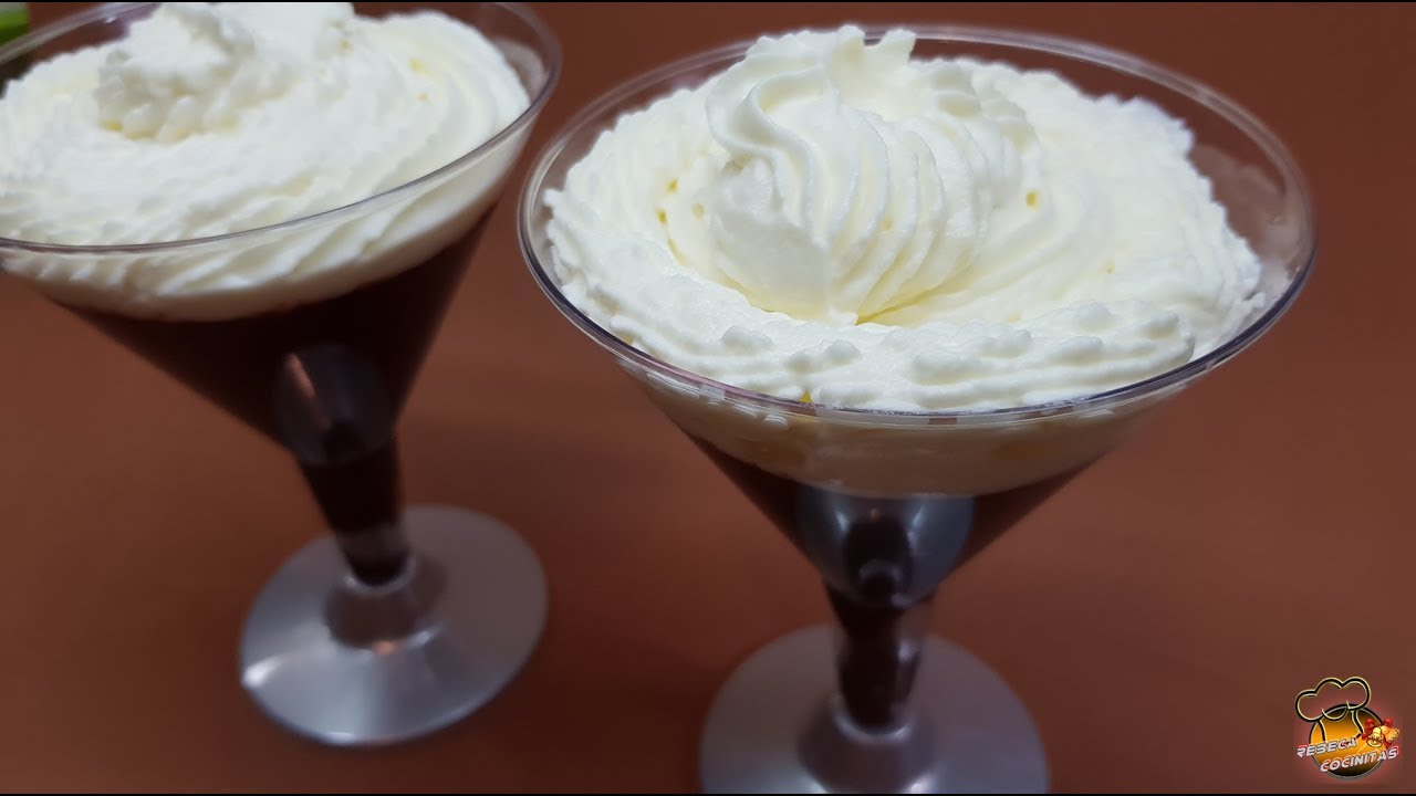 COPA de CHOCOLATE Y NATA - YouTube