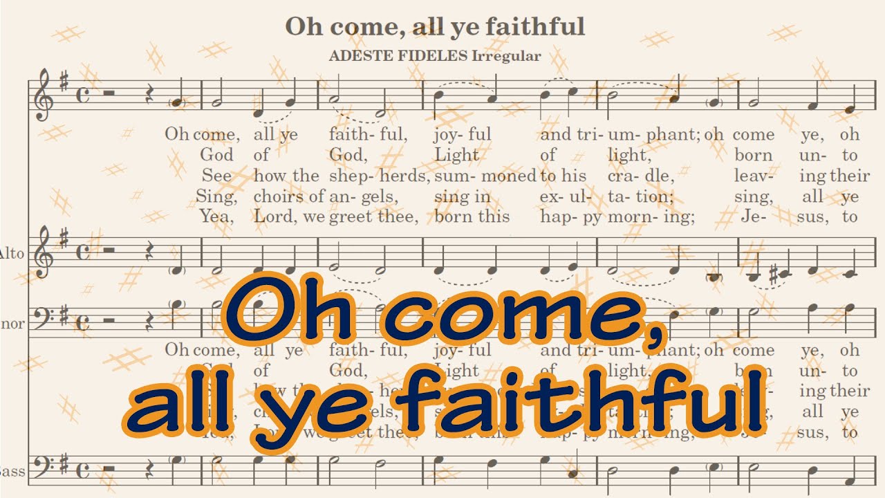 Oh Come All Ye Faithful | SATB - YouTube