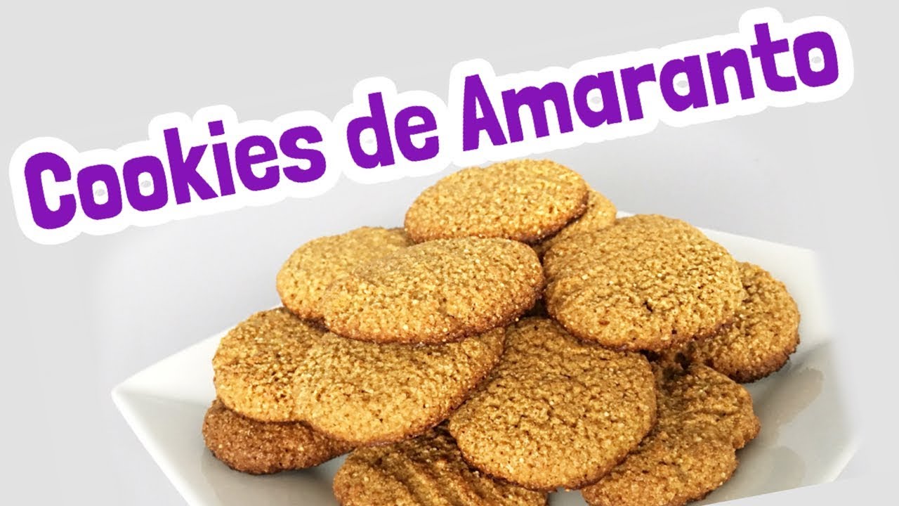COOKIES DE AMARANTO | Cozinha da Marinoca - YouTube