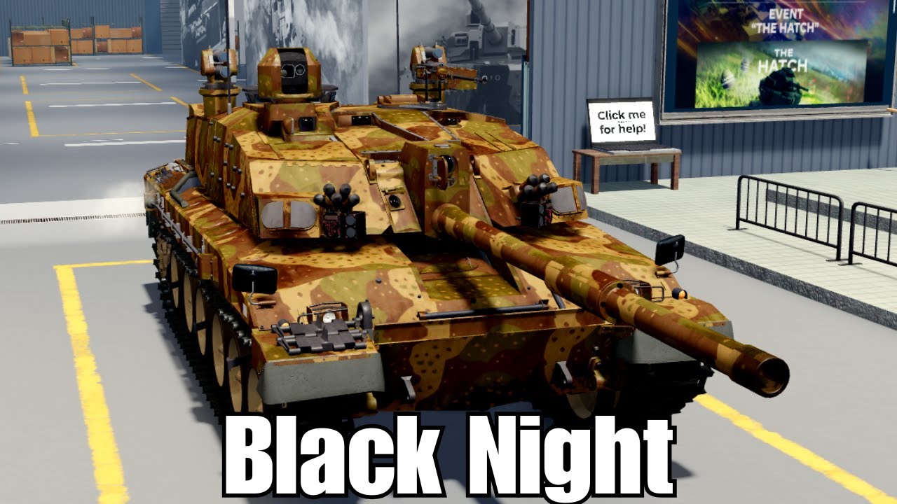 using the Challenger 2 Black Night in cts - YouTube