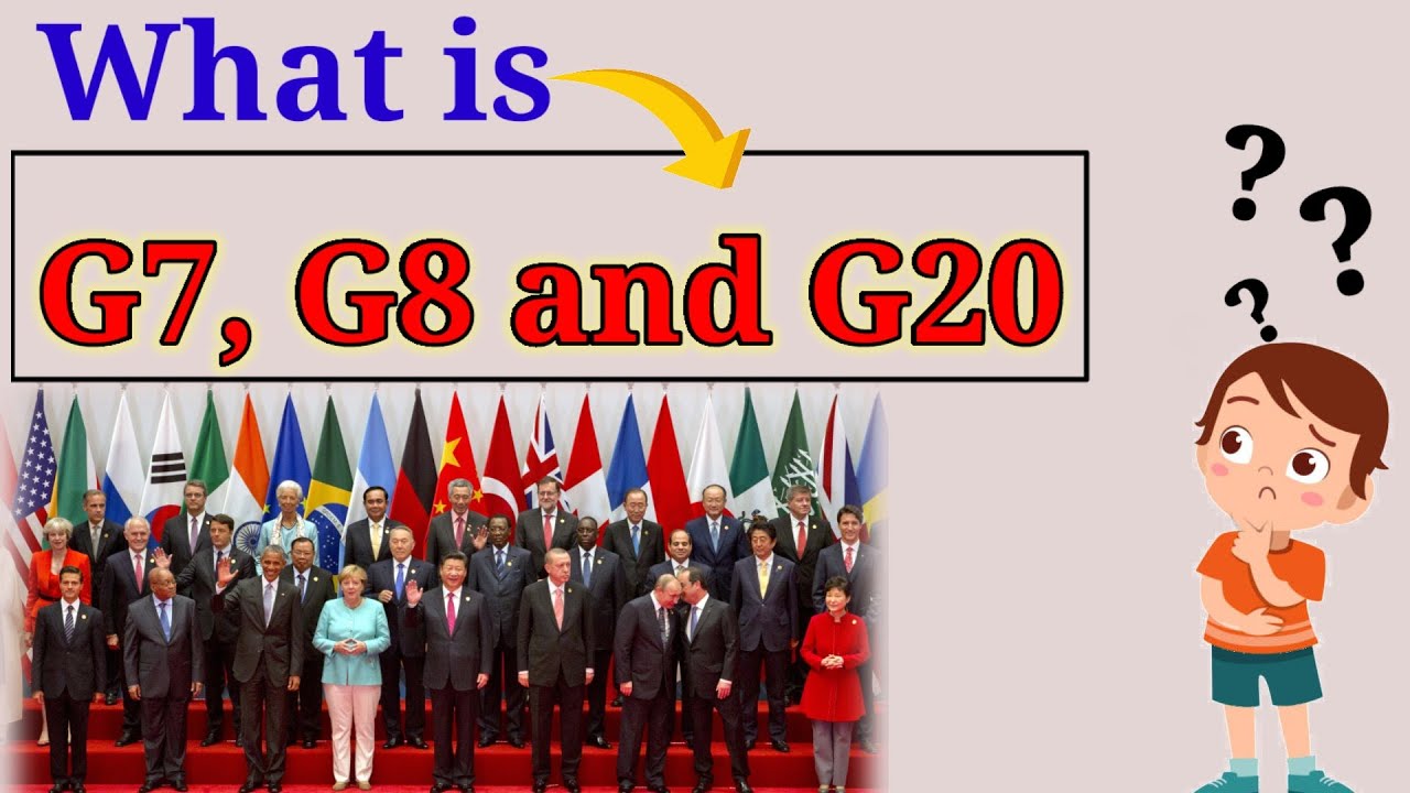 What is G7, G8 and G20 | Learn G7 Countries with Flag | List of G7 ...