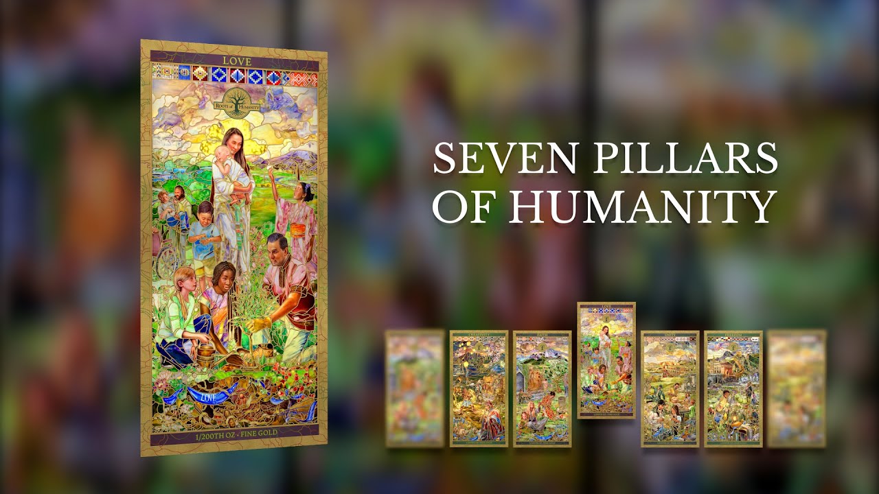 Love - Seven Pillars of Humanity 1/200th oz Gold Note - 7k Metals - YouTube