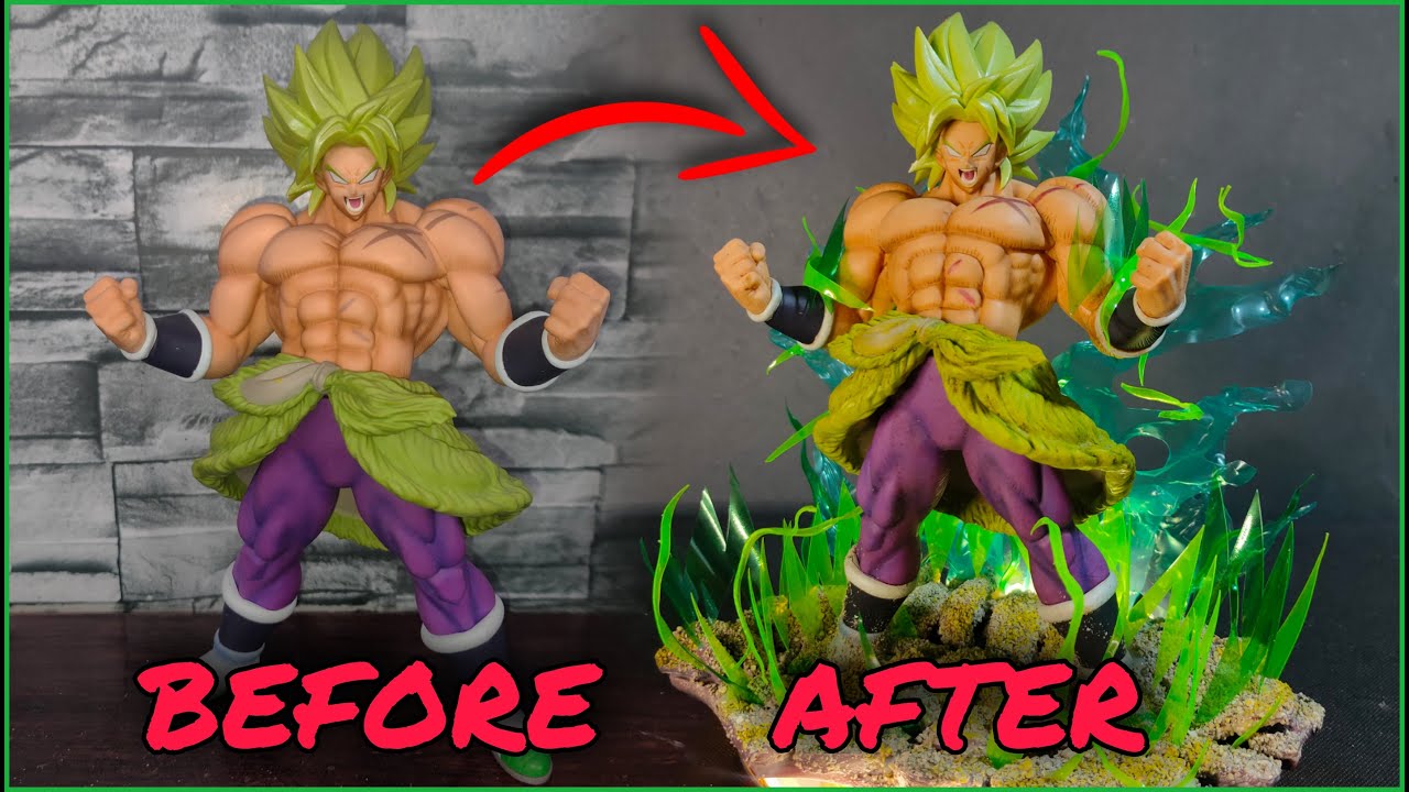 Broly custom figure from Dragonball Super - YouTube