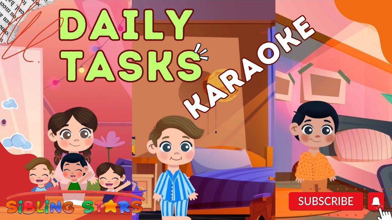 Daily Tasks Song | Fun Routine for Kids! | Karaoke Sing-Along #youtube ...