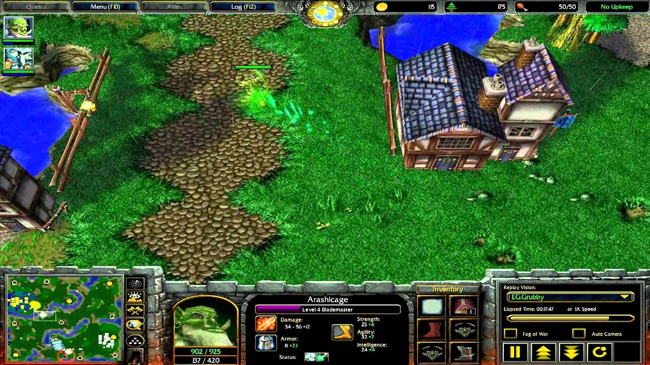 WCG 2010 EG.Grubby vs TED.CN 2set 2of2 [ENG] - YouTube