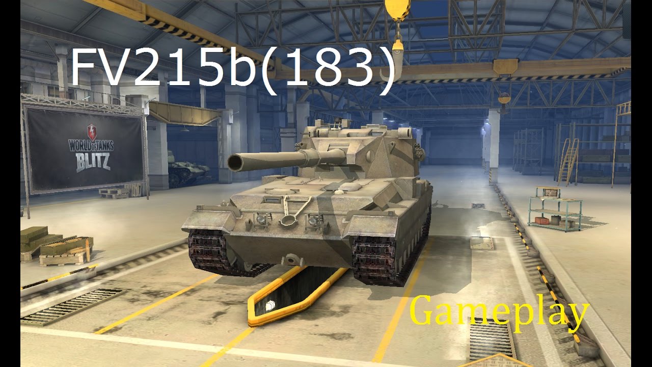 World of tanks blitz FV215b(183) gameplay - YouTube