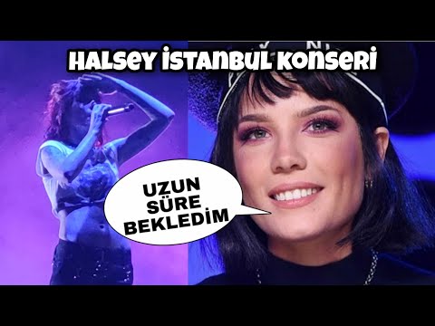 Halsey İstanbul konserinde Türkçe Neler söyledi! İşte tatlı konuşması!