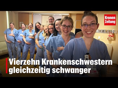 Vierzehn Krankenschwestern gleichzeitig schwanger | krone.tv NEWS