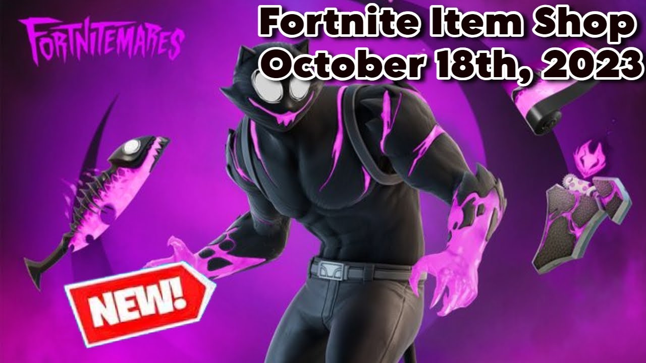 Fortnite Item Shop *NEW* PHANTOM MEOWSCLES SKIN - YouTube