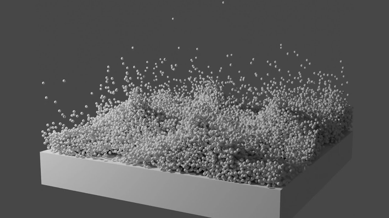 Pattern Formation in Vibrated Granular Matter - Square Pattern - YouTube