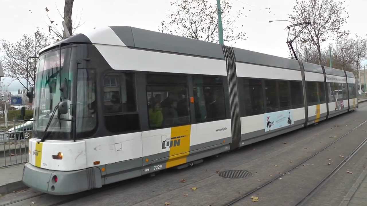 PCC streetcars, trams, buses, trucks and a lot of noise, Antwerpen, 26 ...