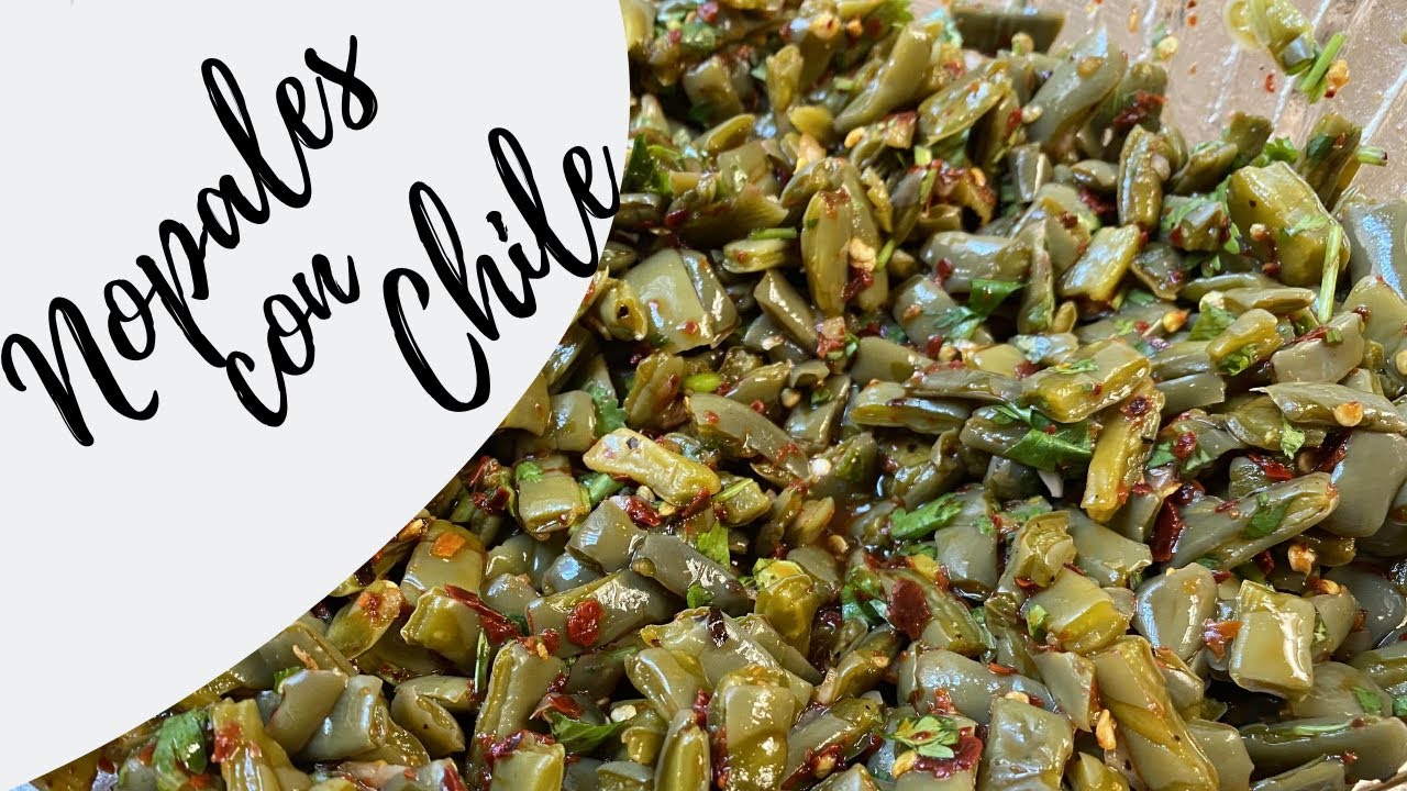 Los Mejores Nopales con Chile - YouTube