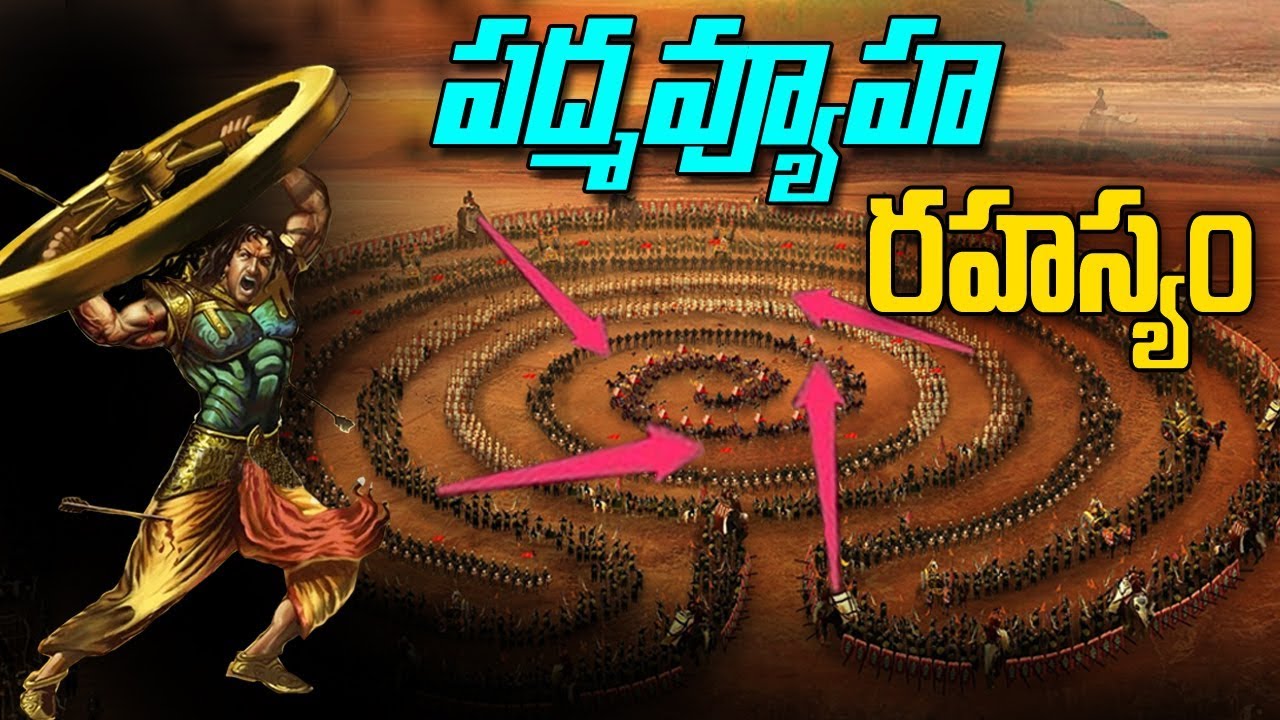 కురుక్షేత్రంలోని పద్మవ్యూహం రహస్యం | Secrets of Mahabharata Padmavyuha ...