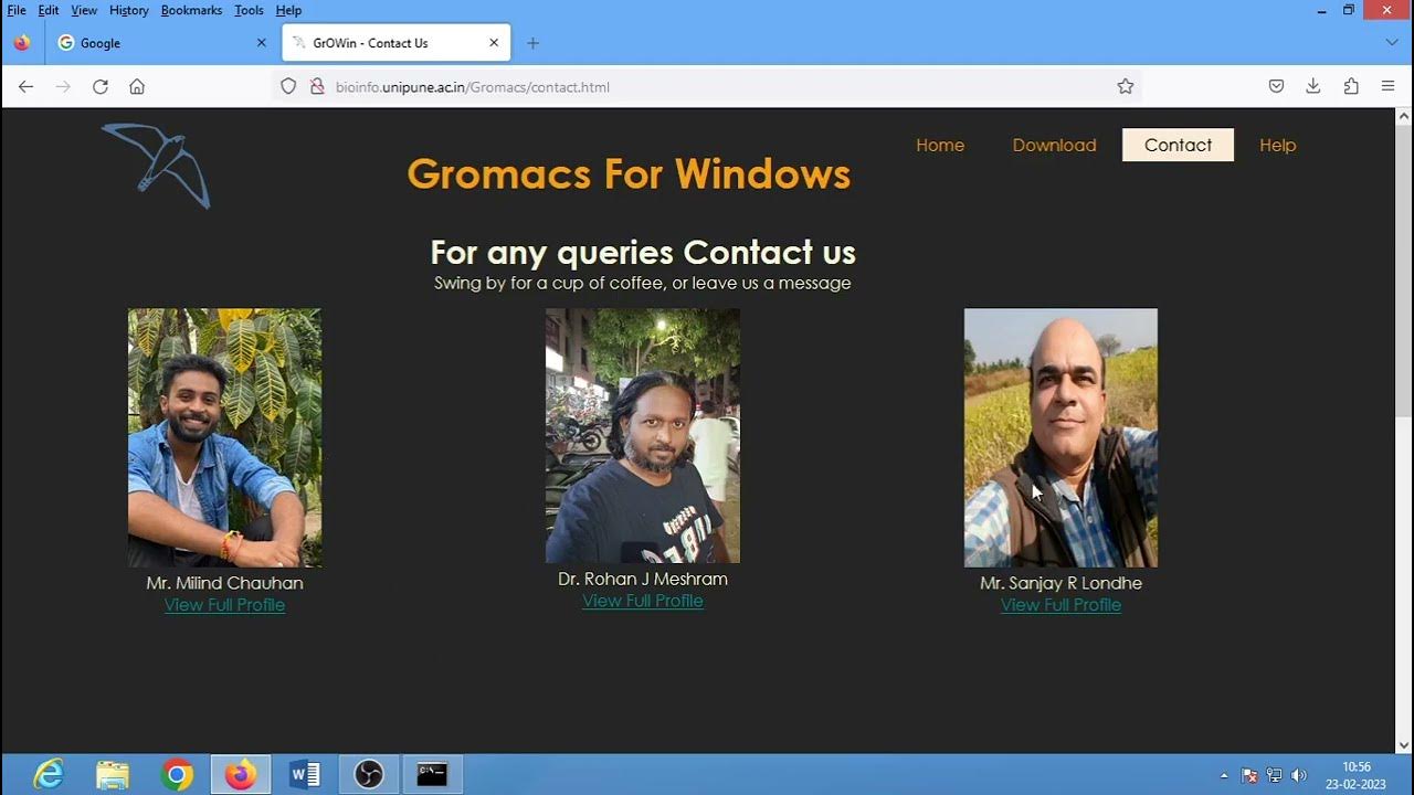 Download Install and Use Gromacs on Windows - YouTube