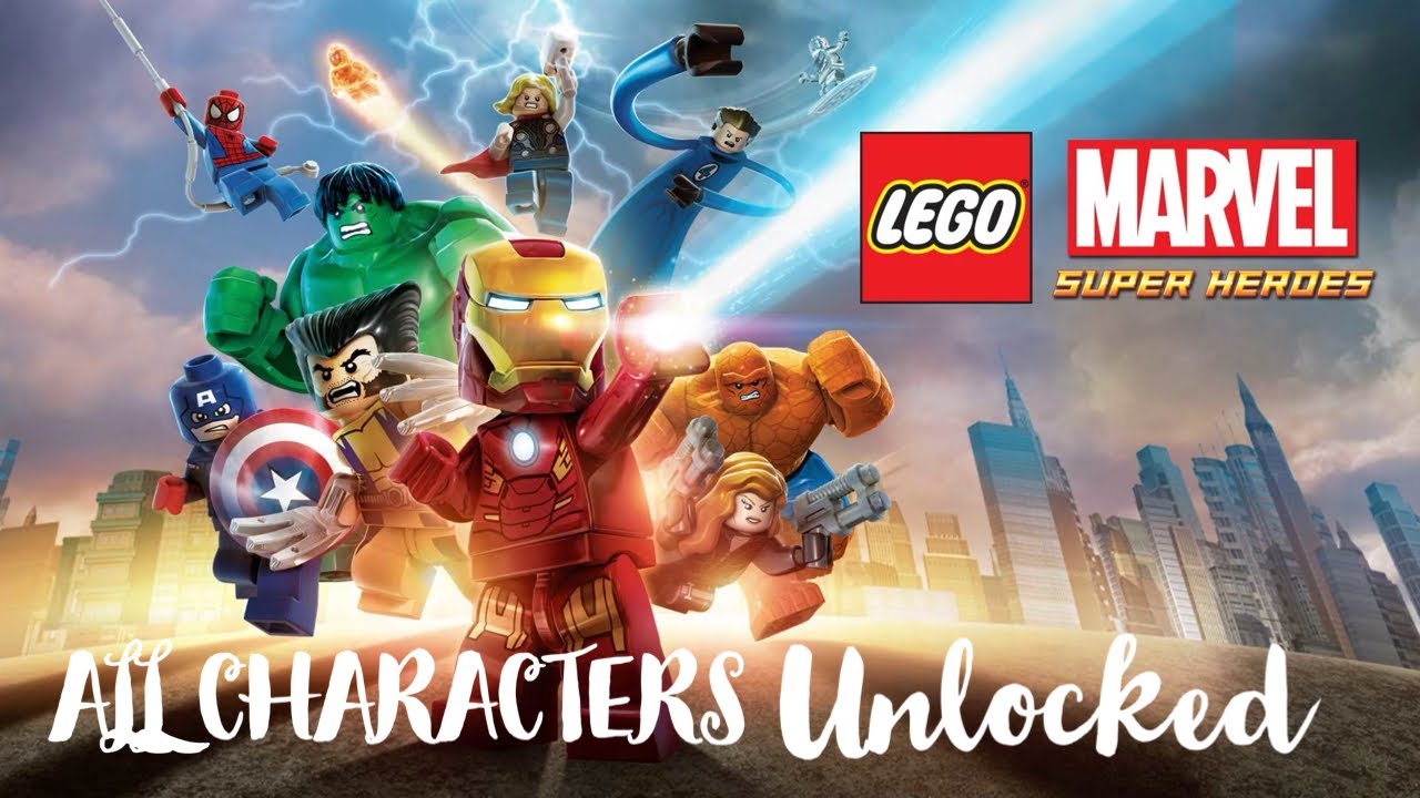 LEGO® MARVEL Super Heroes - All Characters Unlocked - YouTube