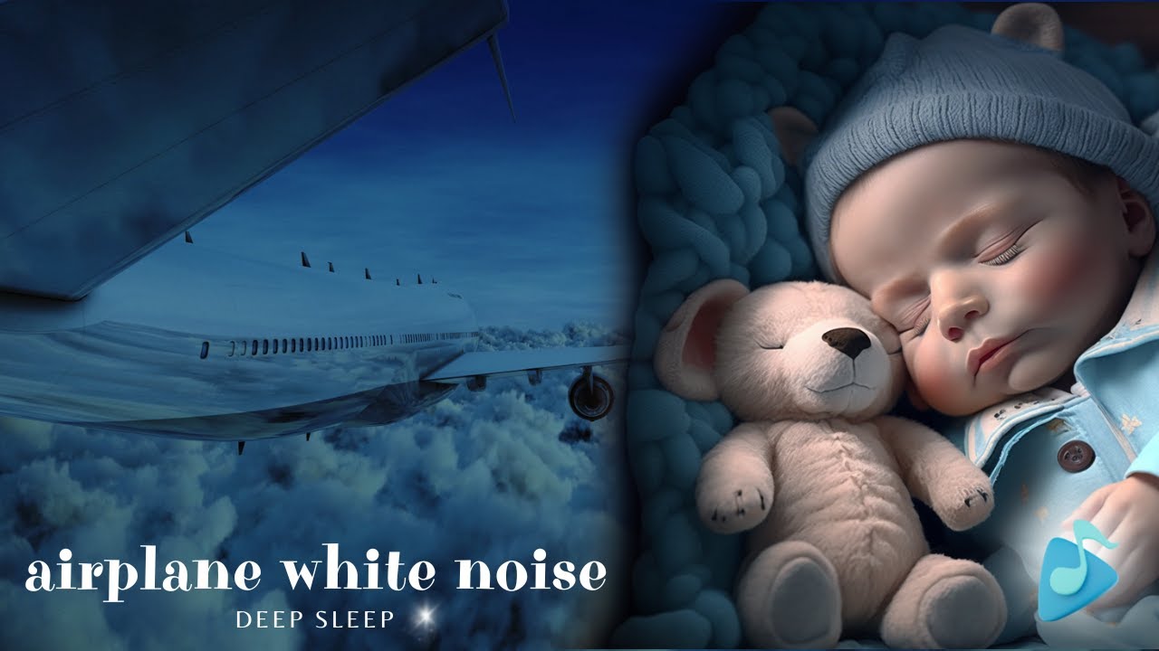 🛫 Airplane white noise 1 HOUR 🛫 Airplane sounds for sleeping 💤 Amazing ...